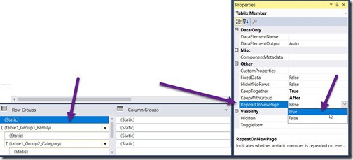How To Add Repeating Header Rows Within A Ssrs Matrix