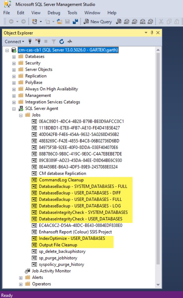 Installation Guide To Ola Hallengrens Sql Server Maintenance Solution Enhansoft